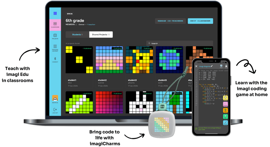 imagi - Teach and learn coding creatively